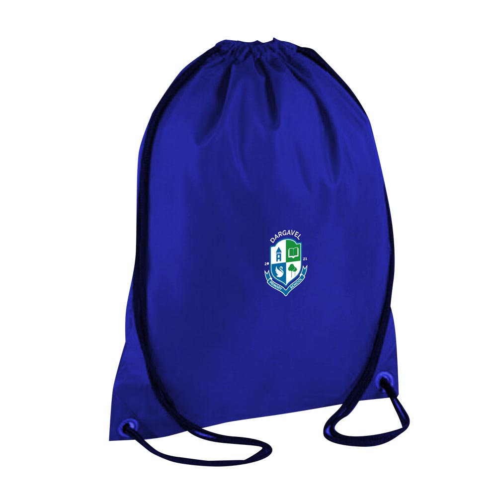 Dargavel Primary School Draw String Gym Bag Embroidered - ckl.uk.com