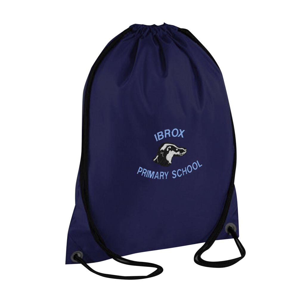 Ibrox Primary School Draw String Gym Bag Printed - ckl.uk.com