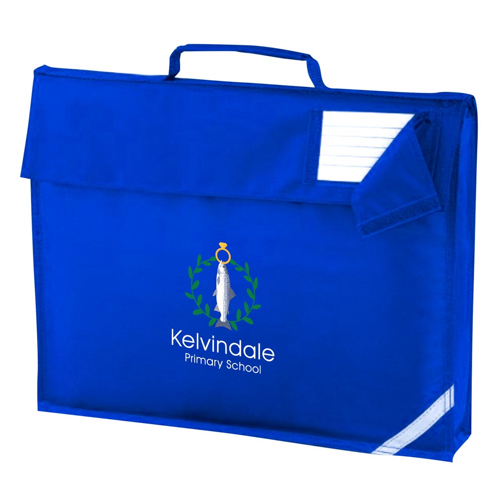Kelvindale Primary School Book Bag Printed - ckl.uk.com